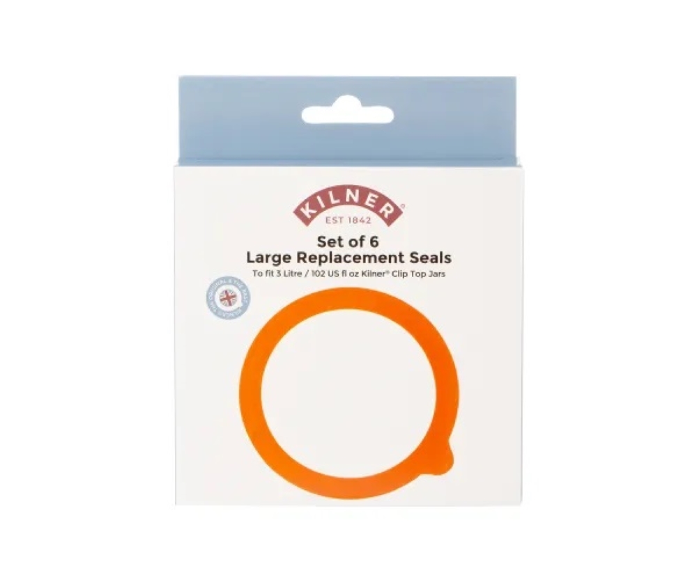 Kilner Pack Of 6 Rubber Seals 3ltr