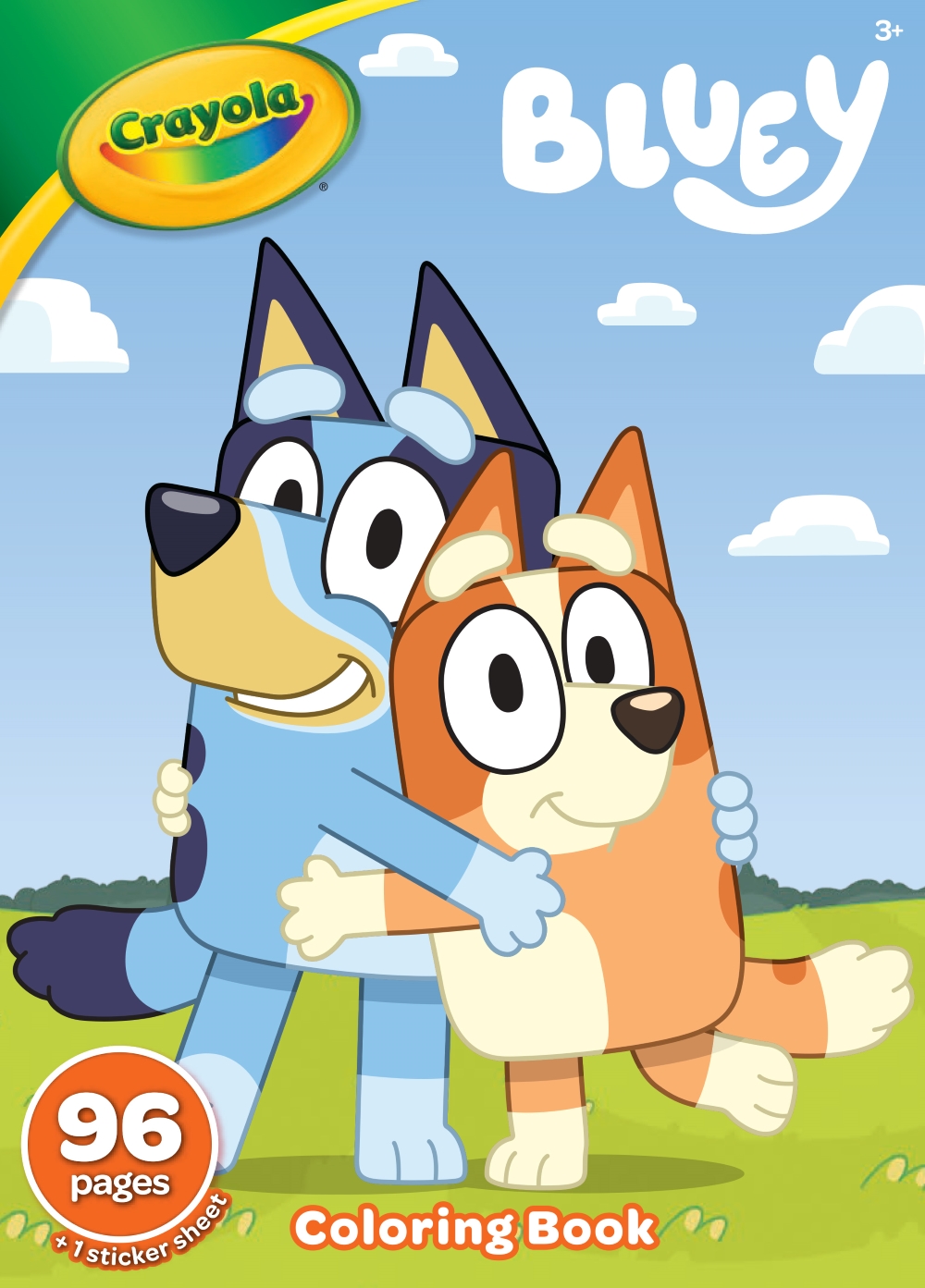 Crayola 96pg Bluey Colouring Book