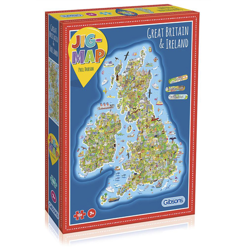 Gibsons The Jig Map Uk & Ireland 150pc
